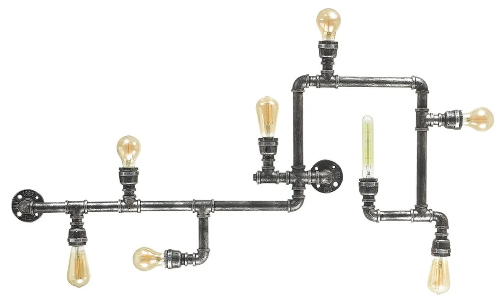 Stropní svítidlo Ideal Lux Plumber PL8 vintage 175331 šedá patina 8x42W