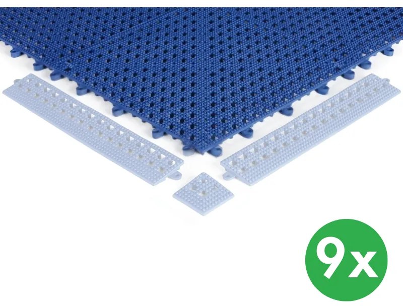 Variabilní ohebné dlaždice do mokrého prostředí, 0,3 x 0,3 m, 9 ks