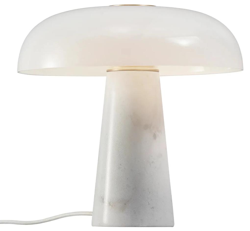Nordlux Mramorová stolní lampička Glossy Barva: Bílá