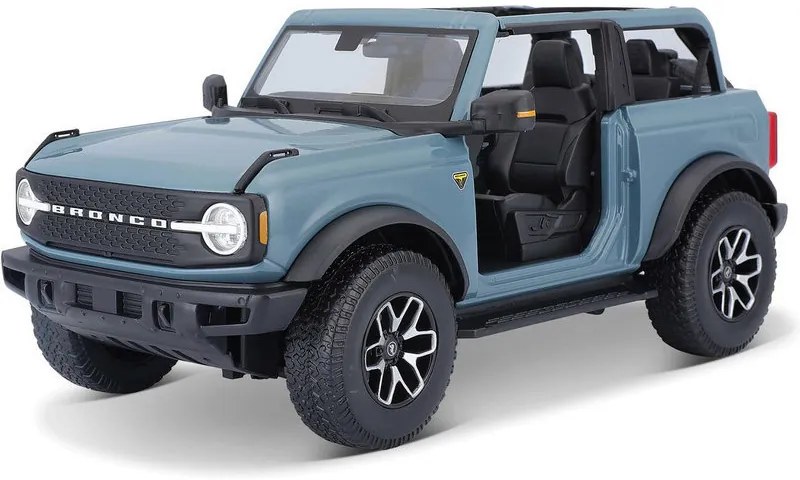 Maisto ford bronco badlands 2021 1:18 modrá