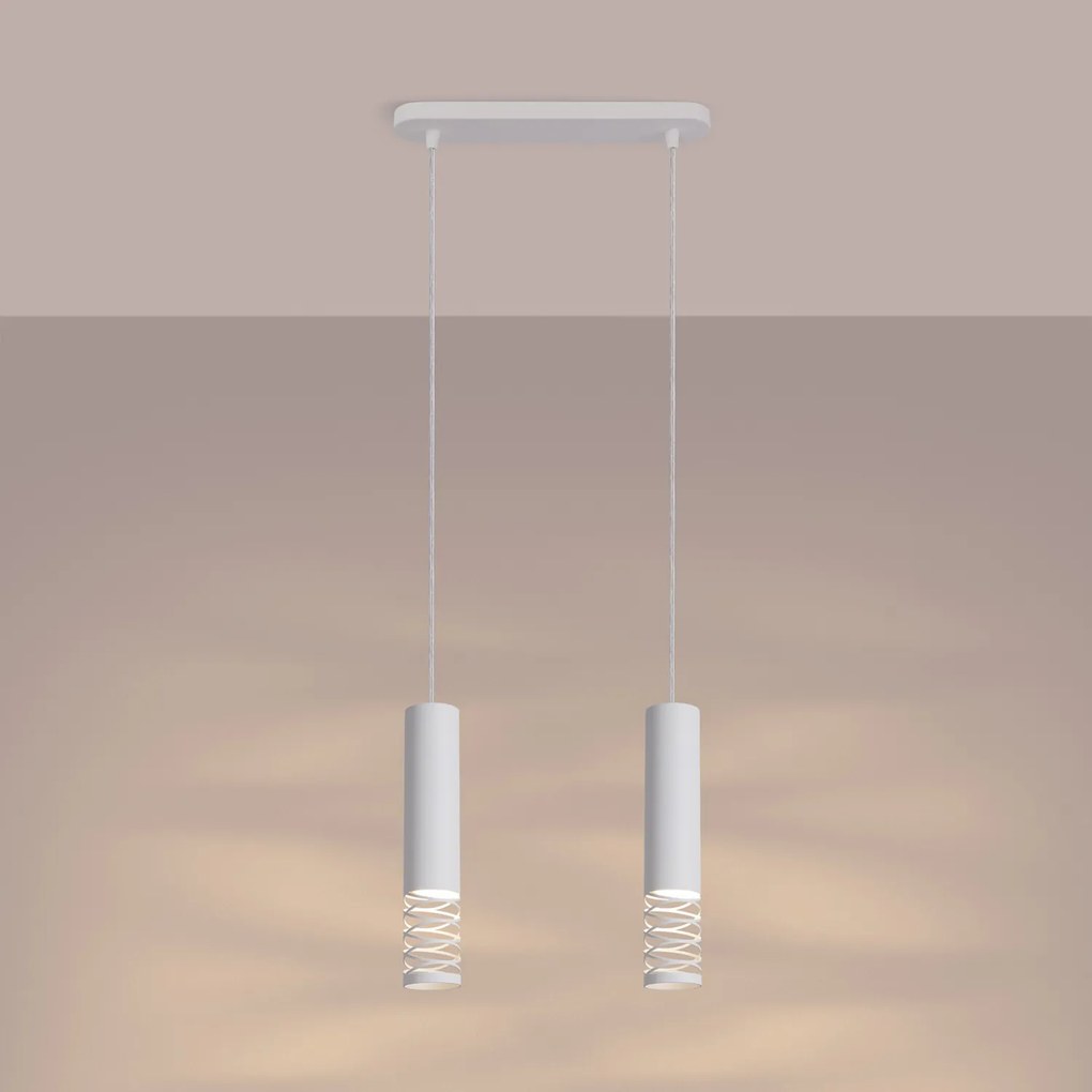 Sollux Lighting Závěsné svítidlo LAMI 2 bílé
