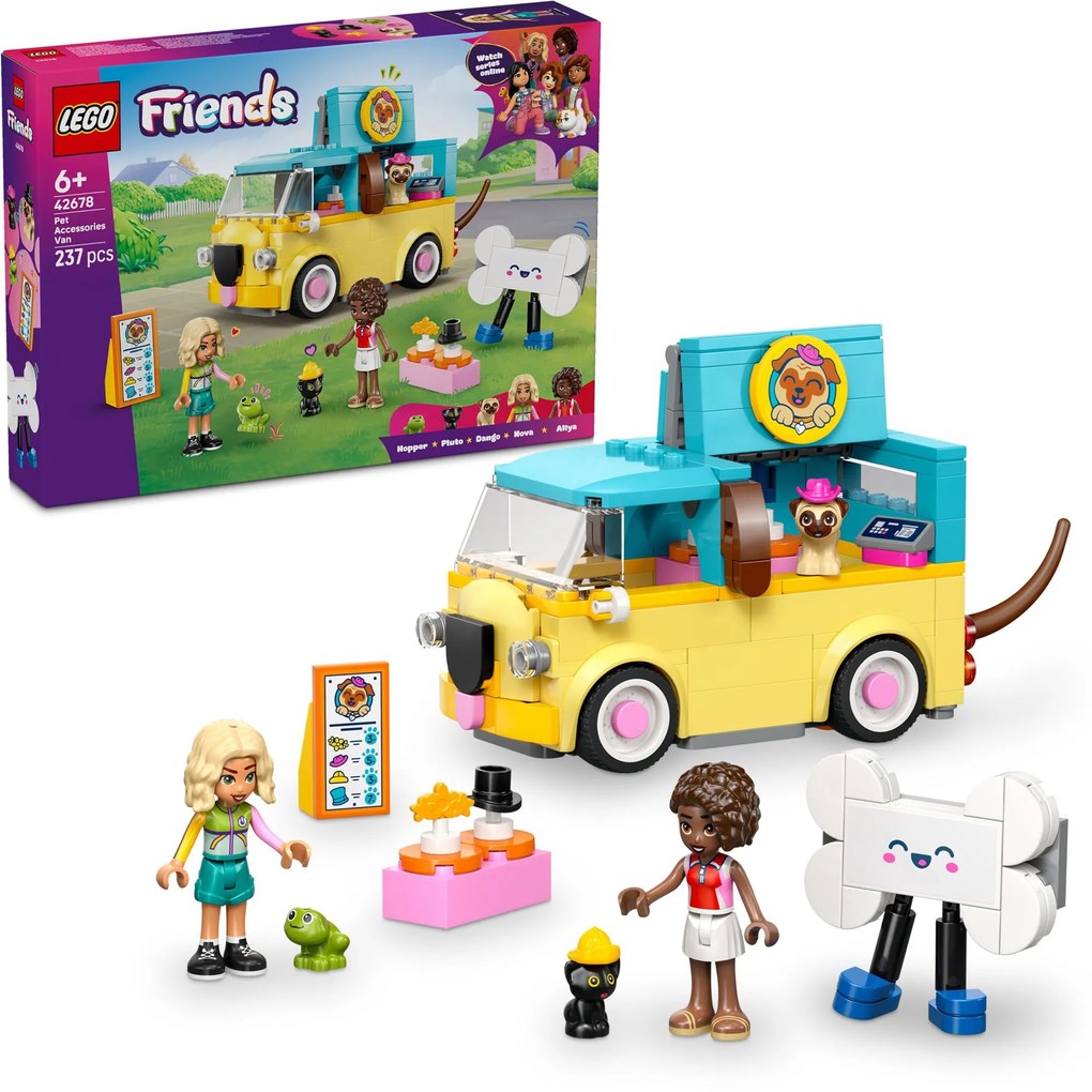 Lego® friends 42678 dodávka s doplňky pro mazlíčky 5702018054895