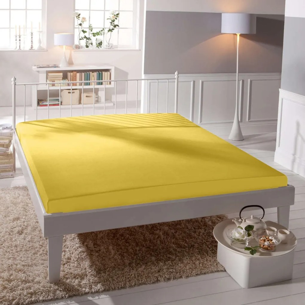 TP Microtop prostěradlo 180x200 - Žlutá
