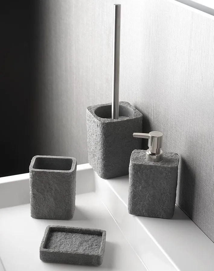 Gedy Gedy, ARIES WC kartáč na postavení, šedá, AR3308