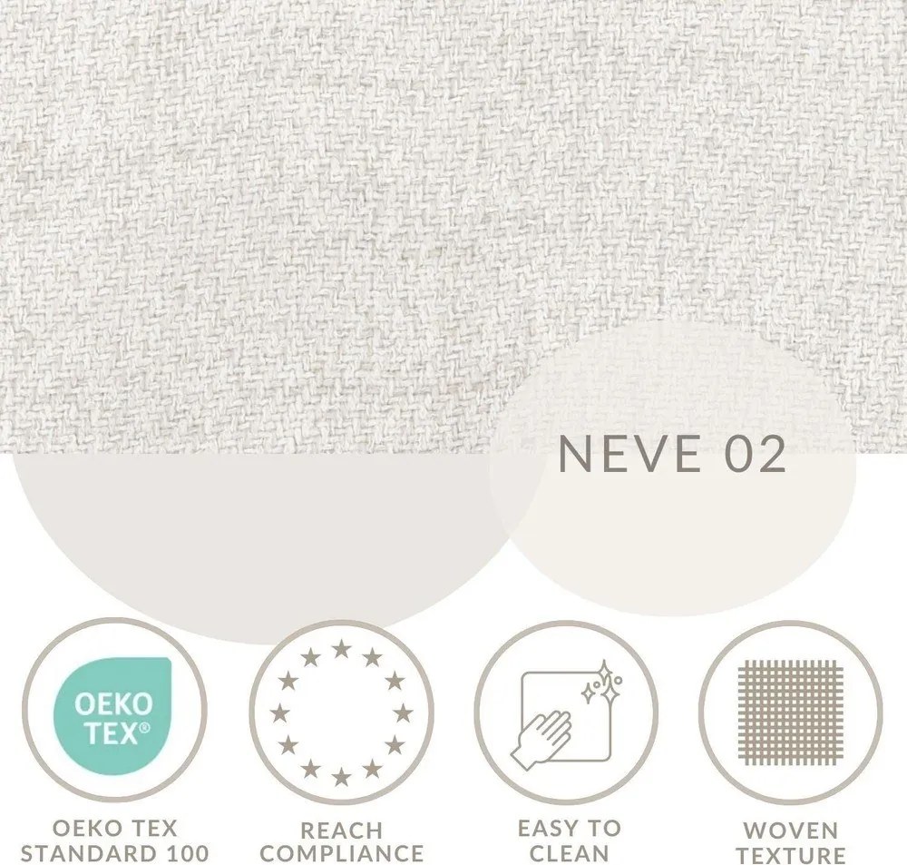 Krémová čalouněná dvoulůžková postel s úložným prostorem s roštem 200x200 cm Solvo – Maison de Rêve