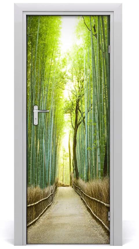 Fototapeta na dveře bambusový les 85x205 cm