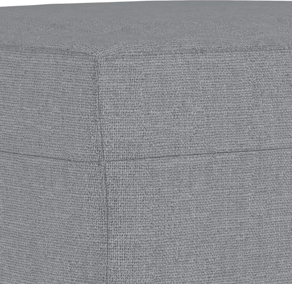 3dílná sedací souprava s poduškami světle šedá textil 3201842
