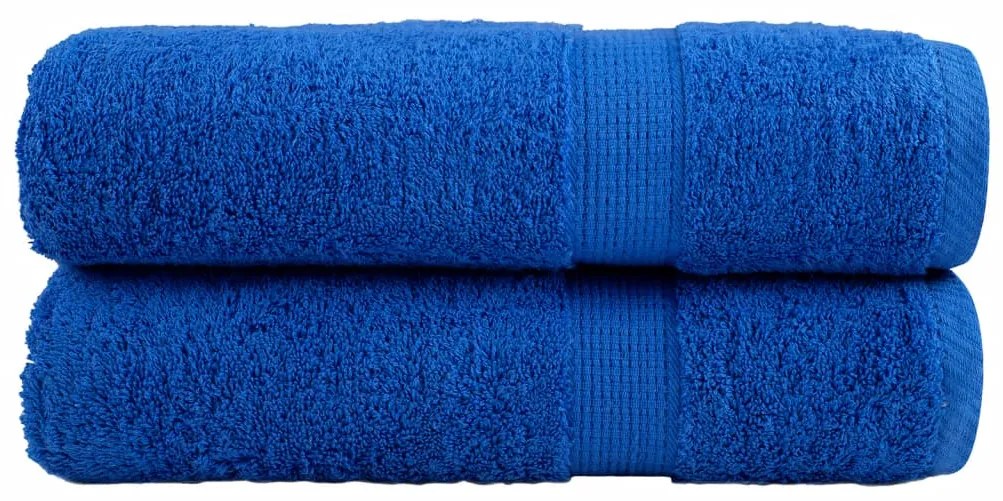 Prémiové osušky SOLUND 2 ks modré 100x150 cm 600 g/m² 137191