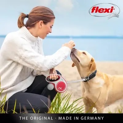 Flexi Comfort S pásek 5m světle modré / Vodítko