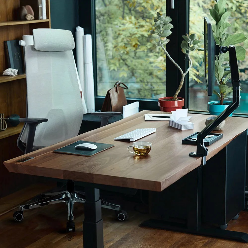 Ergonomická síťovaná kancelářská židle MOSH Airflow 406 – béžová