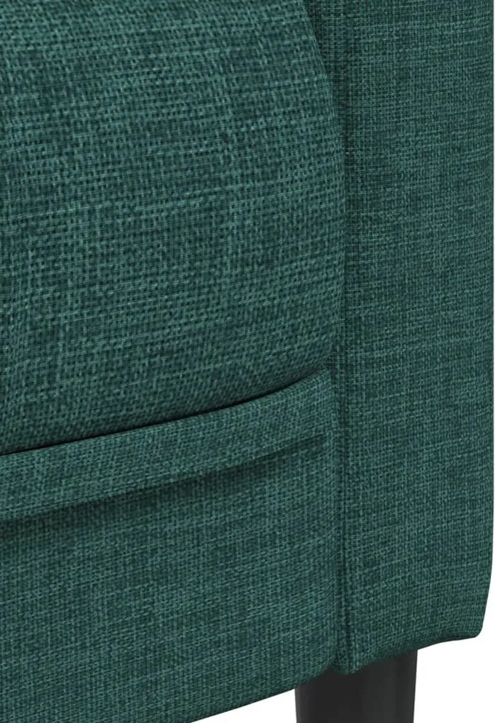 2dílná sedací souprava tmavě zelená textil 3209242