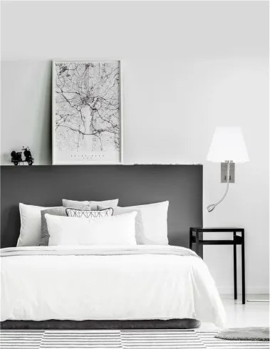 Nástěnné svítidlo NOVA LUCE VALENCIA E27 + LED na čtení 3000K 8127402 bez žárovky