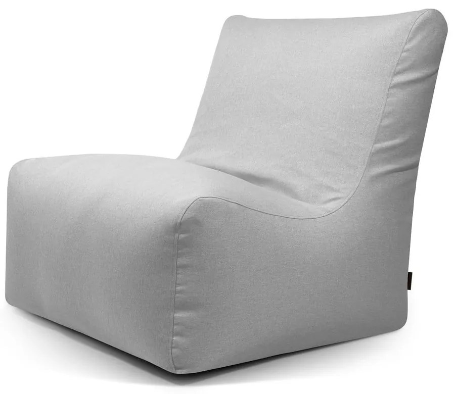 Světle šedý sedací vak Seat 100 Lounge – SLOWDOWN