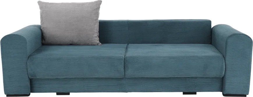 Extra prostorná pohovka, modrá / mentolová / světle šedá, Gilena BIG SOFA