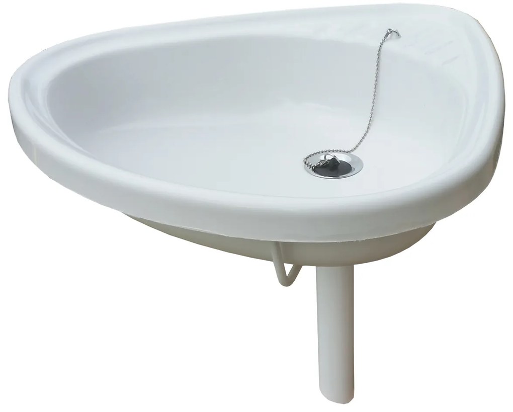 Vagnerplast otočné umyvadlo 55 x 56 cm VPWB5556OTU9N-01 pro bytové jádro