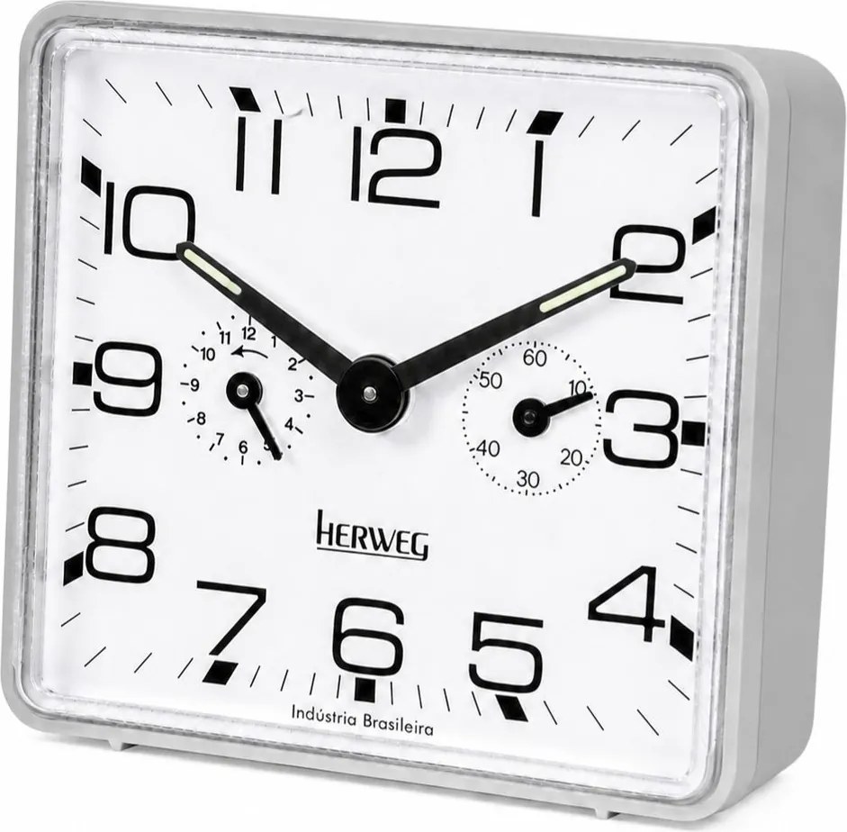 Mechanický budík Herweg 2245 GREY