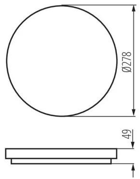 Svítidlo Kanlux VARSO LED 18W-WW-O 18W teplá bílá 3000K IP54 26440