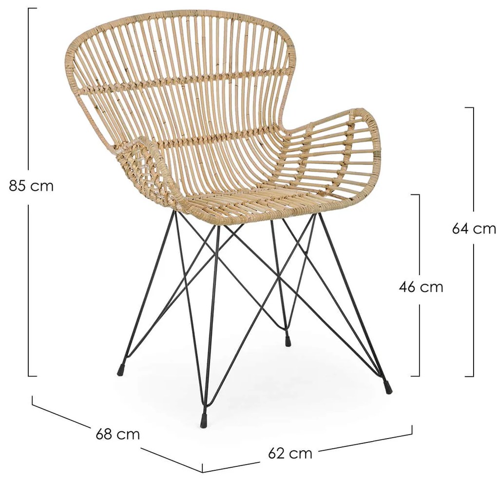 Křeslo ternus světle-hnědé MUZZA