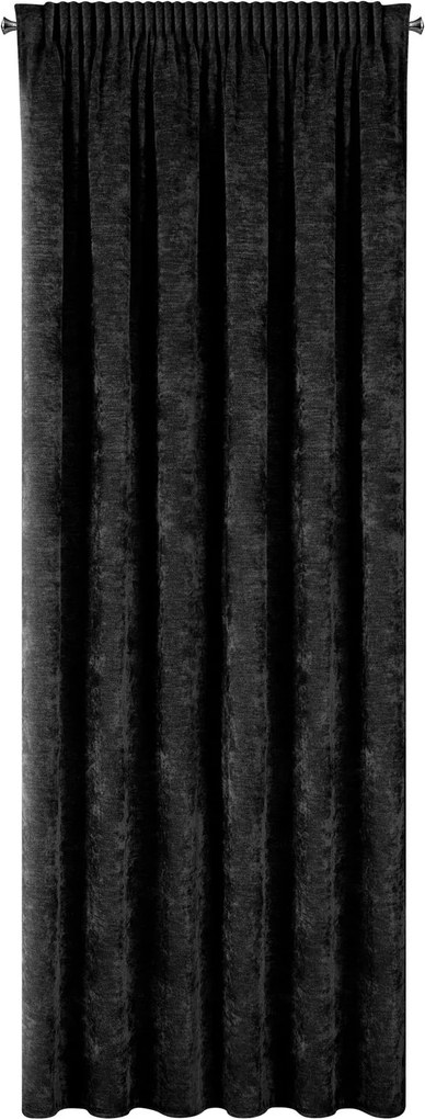 ZATEMŇOVACÍ ZÁVĚS NA PÁSCE NESKA 140X270 CM ČERNÝ