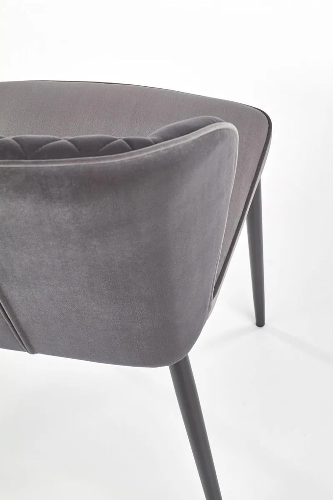 Designová židle Olivie šedá