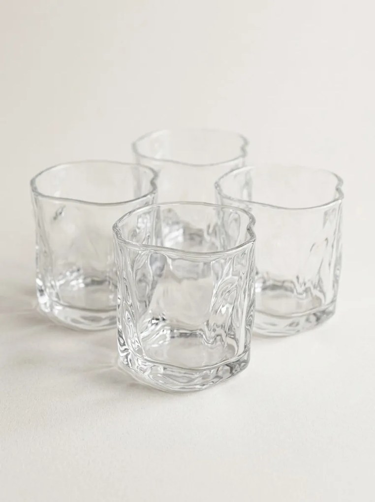 Sinsay - Sklenice nepravidelného tvaru 4 pack - clear