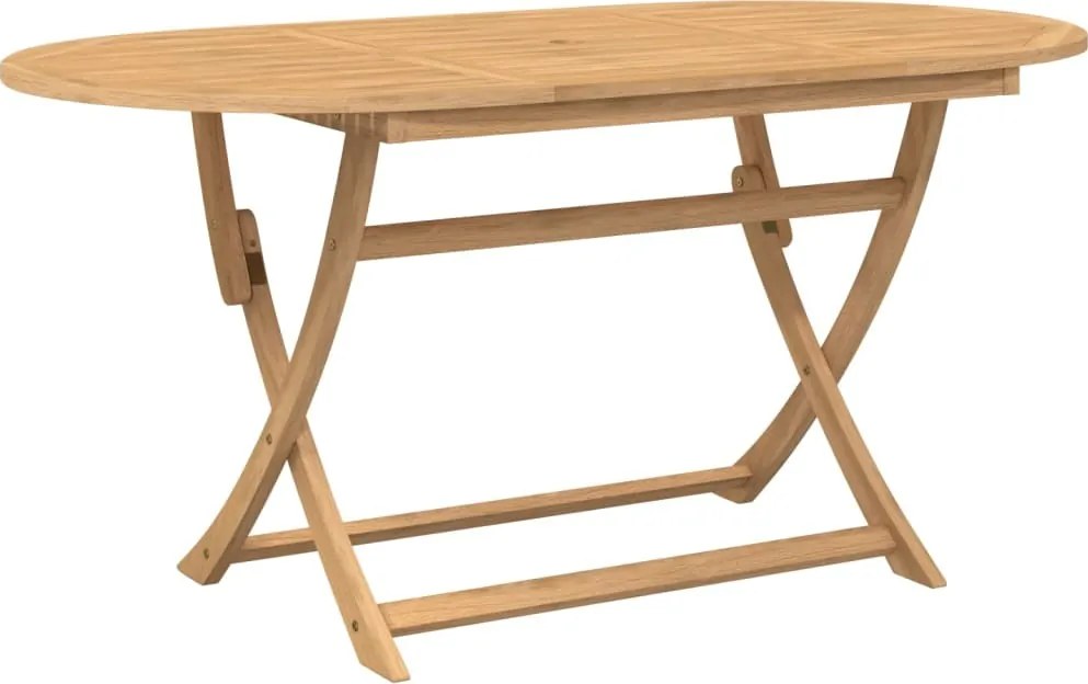 vidaXL Skládací zahradní stůl 160 x 85 x 75 cm masivní akáciové dřevo [365746]