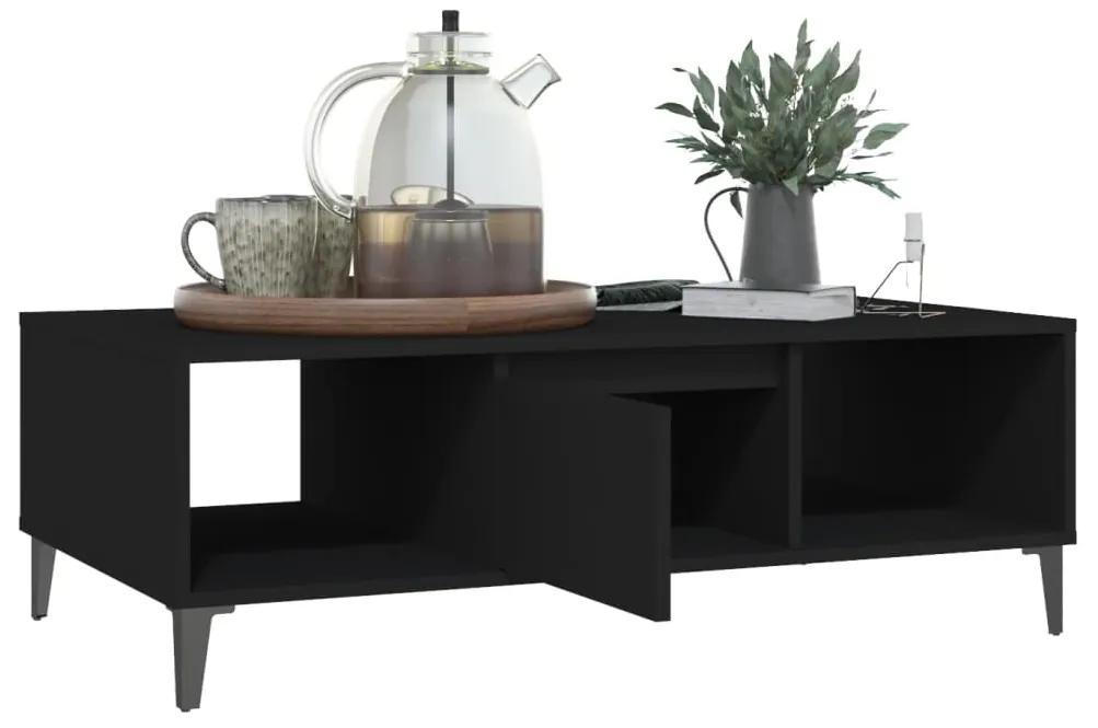 vidaXL Konferenční stolek černý 103,5 x 60 x 35 cm dřevotříska