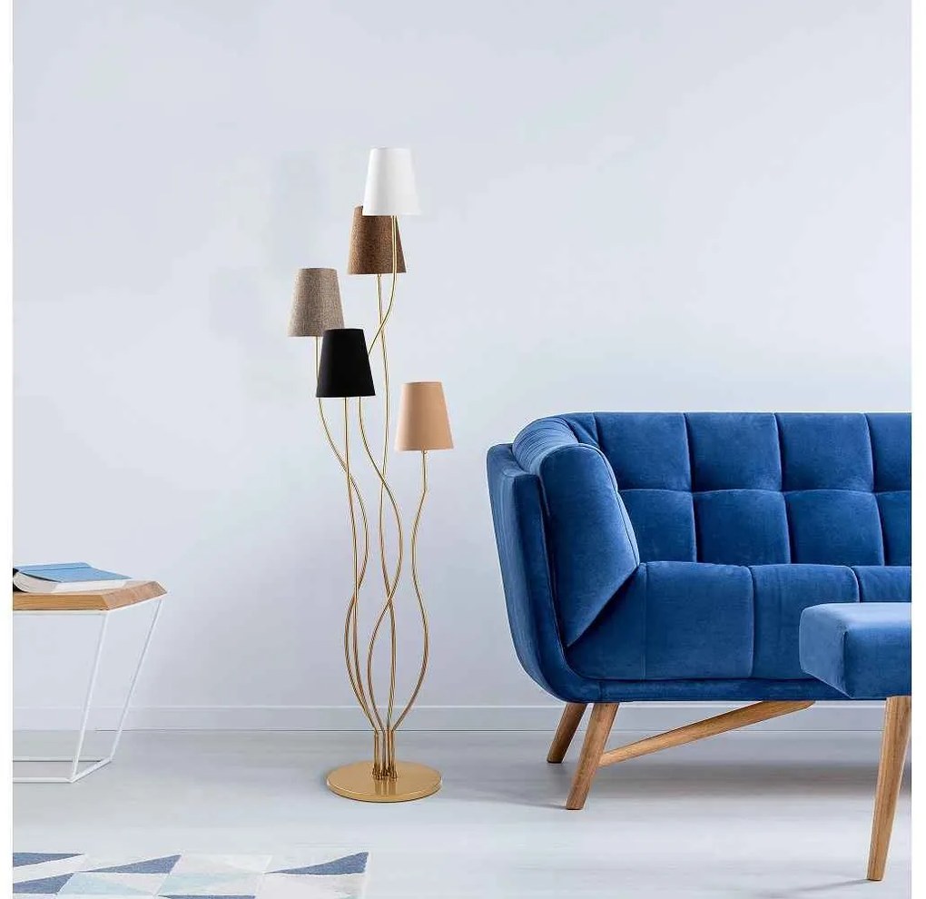 Designová stojanová lampa Daneil II 160 cm vícebarevná
