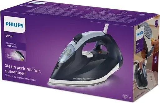 Philips 7000 Series HV napařovací žehlička tmavě modrá DST7030/20