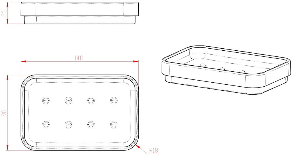 Aqualine, SEVENTY mýdlenka na postavení, tortora, 631152