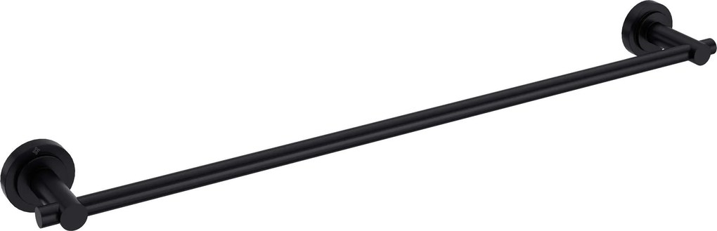 Deante Temisto, 1-řadý věšák na ručník 60cm, černá matná, DEA-ADT_N621