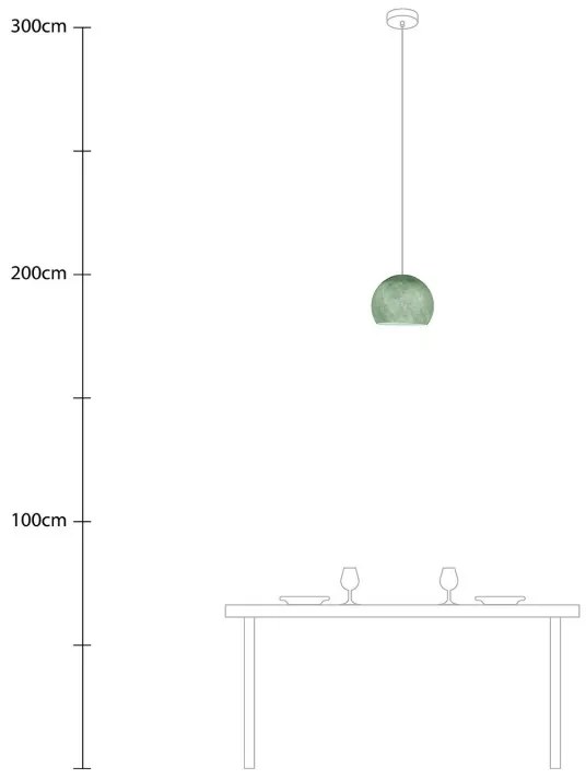 creative cables Stínidlo tvaru kupole z polyesterového vlákna - 100% vyrobené ručně Barva komponentu: Béžová, Velikost ⌀: M - 35cm