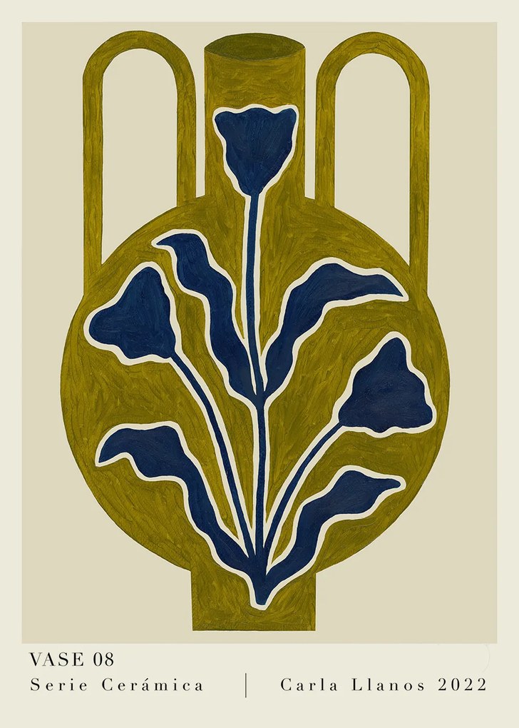 The Poster Club Plakát Vase 08 by Carla Llanos 30x40