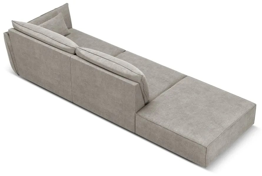 Světle šedá lenoška (pravý roh) Vanda – Mazzini Sofas