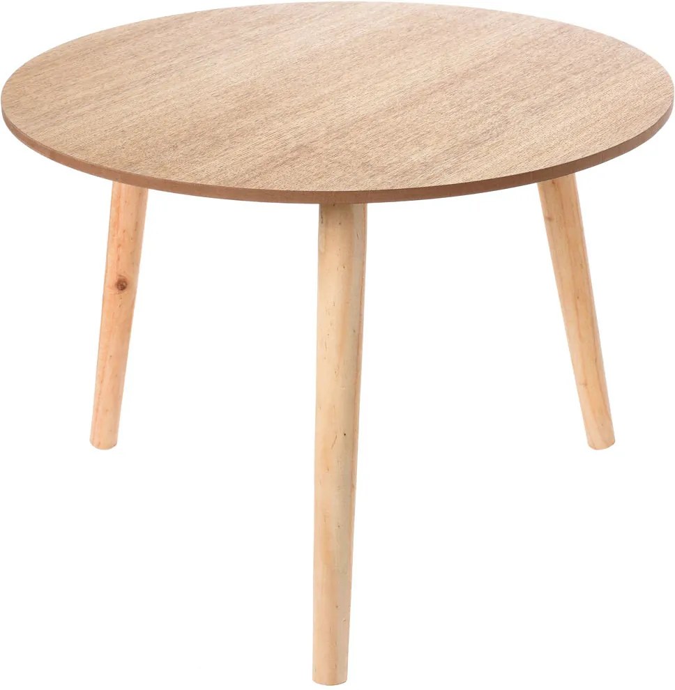 Stůl dřevěný, stolek příležitostný - Ø  50 cm