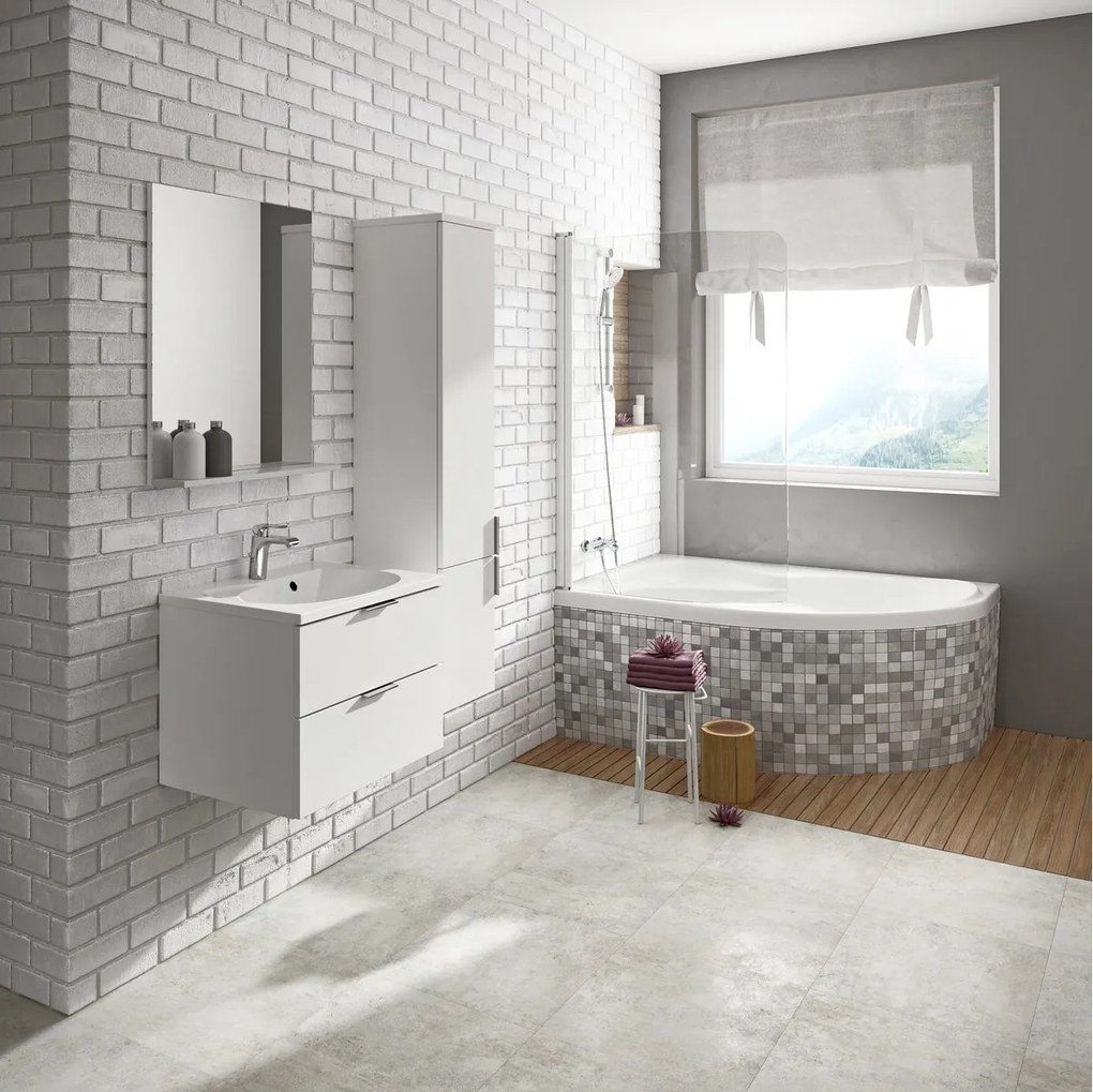 Ravak Rosa II 150 x 105 cm CK21000000 vana levá