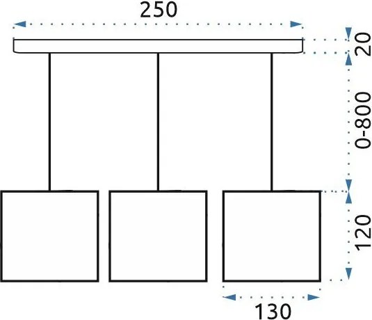 Toolight - ELEGANCE LAMPA SUFITOWA APP210-3CPR KRYSZTAŁ SREBRNA, OSW-08552