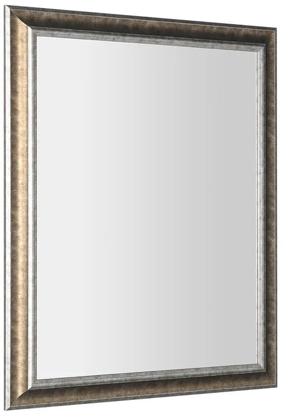 Sapho AMBIENTE zrcadlo v dřevěném rámu 720x920mm, bronzová patina - NL700