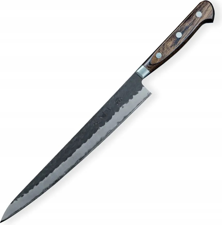 Japonský plátkovací nůž Sujihiki/Slice 240 mm Hokiyama Tsuchime Shadow