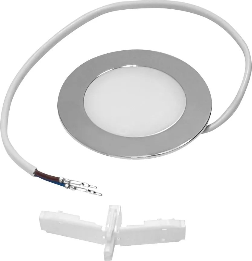 Sapho Sapho, Zápustné LED světlo 2W, 4000K, 230V pro galerky KORIN, KAWA, ZOJA/KERAMIA FRESH (boční kabel 30cm), ND-NC-P023