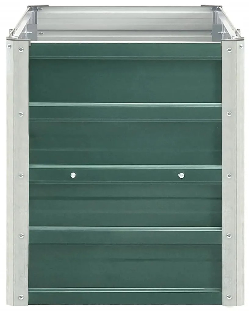 Vyvýšený záhon pozinkovaná ocel 240 x 40 x 45 cm zelený - Default Title