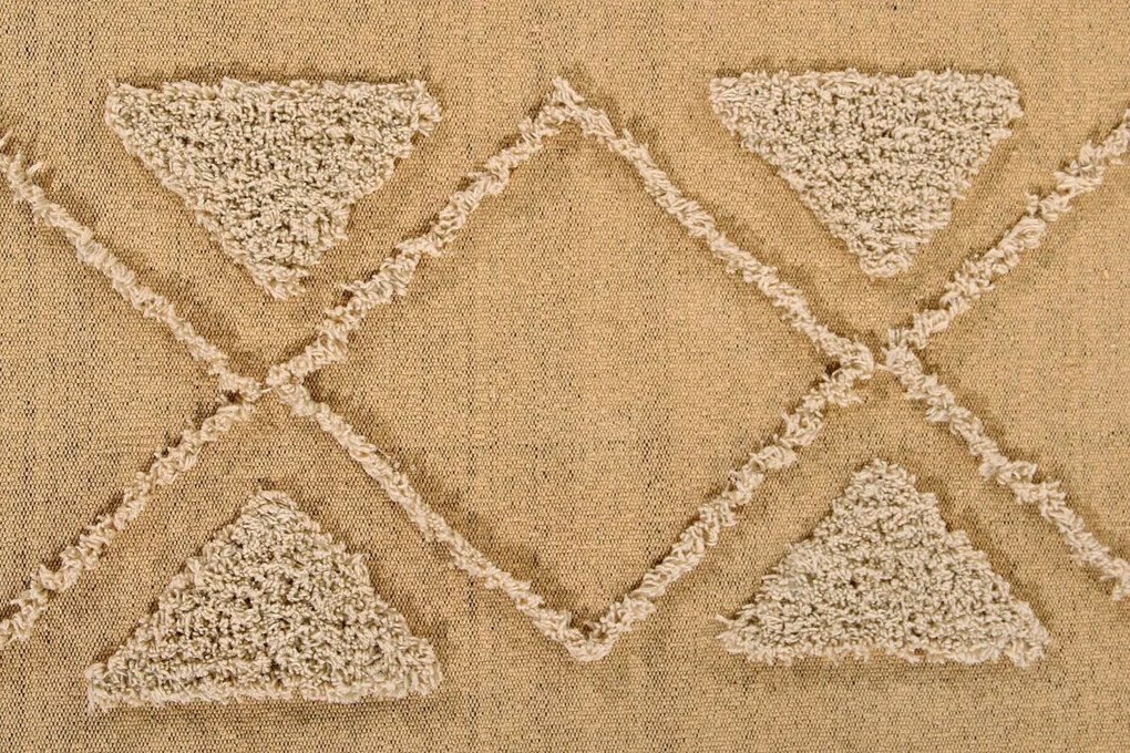 Lorena Canals koberec 170 x 240 kmenový vzor, medový - Re-Edition