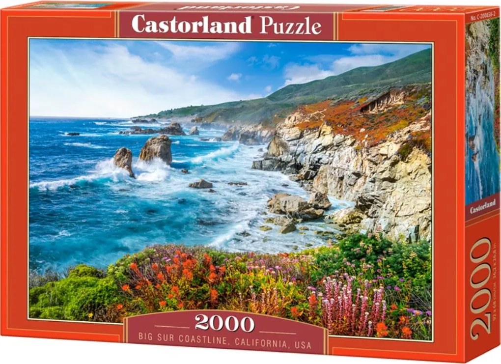 Castorland puzzle pobřeží big sur, kalifornie, usa 2000 dílků