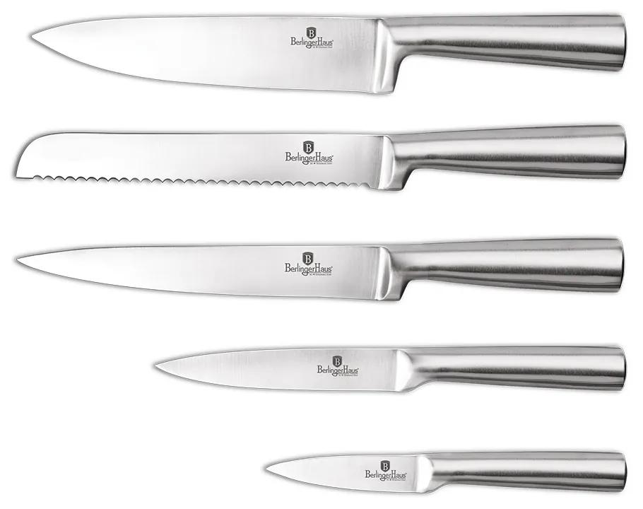 6dílná sada kuchyňských nerezových nožů se stojanem EMERALD 20177
