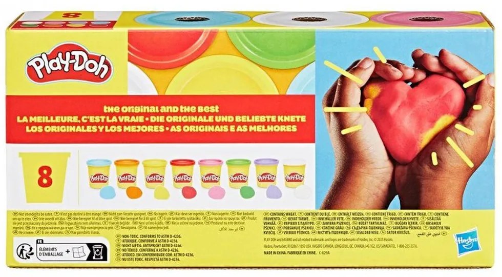 Hasbro Play-Doh 8 ks kelímků V2
