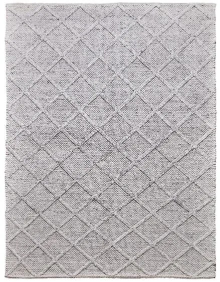 Diamond Carpets India, Ručně vázaný kusový koberec Old Town DE 3210 Grey Mix, 120x170, šedá, ložnice