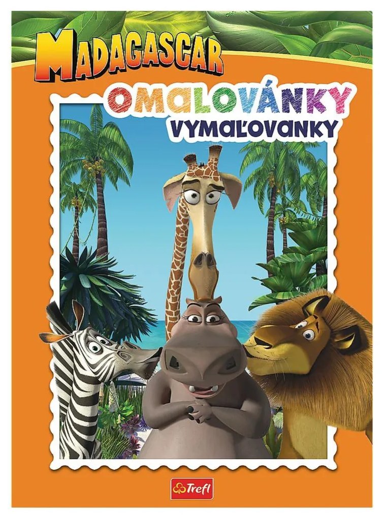 Omalovánky Madagascar 20x27,5cm