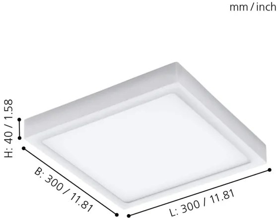 Eglo 98172 - LED Stmívatelné venkovní svítidlo ARGOLIS-C LED/22W/230V BT IP44