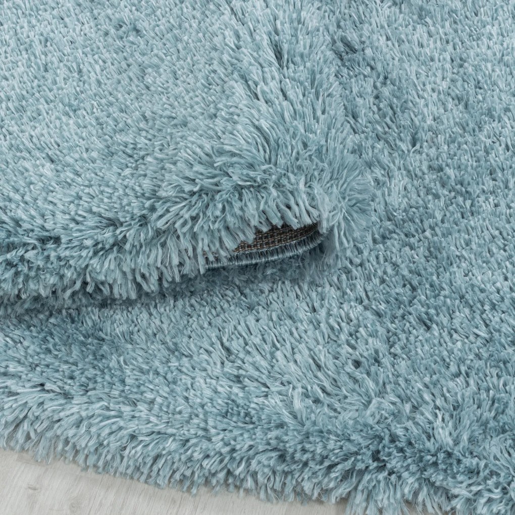 Ayyildiz, Kusový koberec Fluffy Shaggy 3500 blue, 140x200, modrá, ložnice