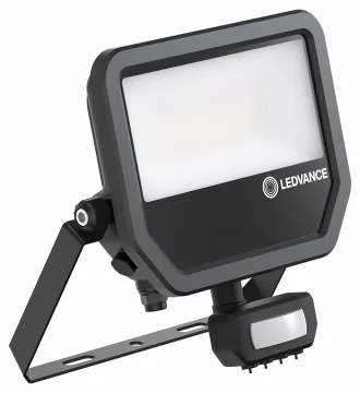 LED reflektor s pohybovým čidlem LEDVANCE FLOODLIGHT černý 41W 5500lm 3000K teplá bílá IP65